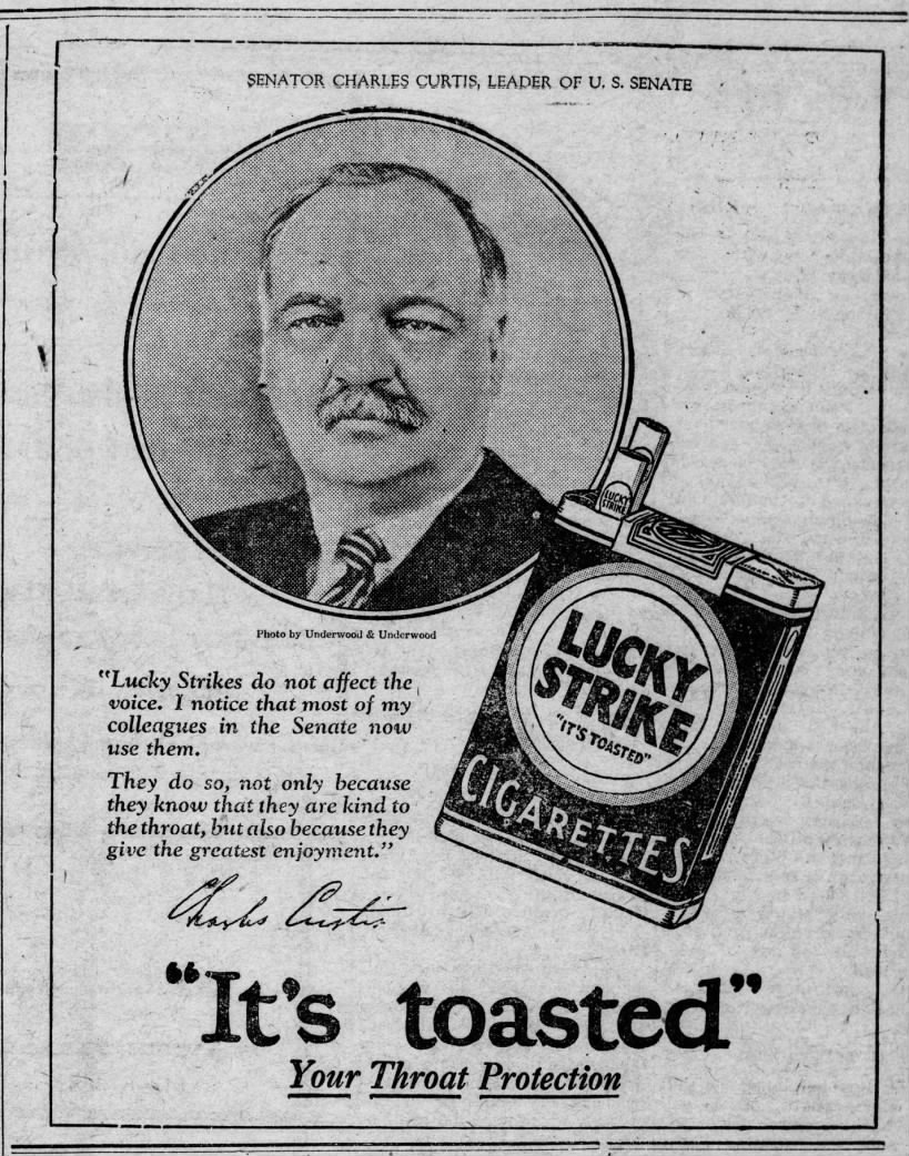 A 1927 Celebrity Endorsement – Hoover Heads A 1927 Celebrity Endorsement – Hoover Heads